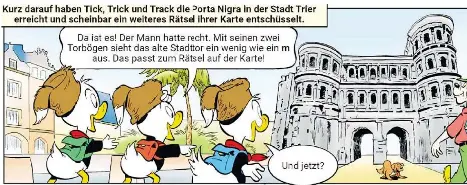 Ein Abenteuer lockt die Kult-Ente Donald Duck und seine Neffen nach Trier - PressReader