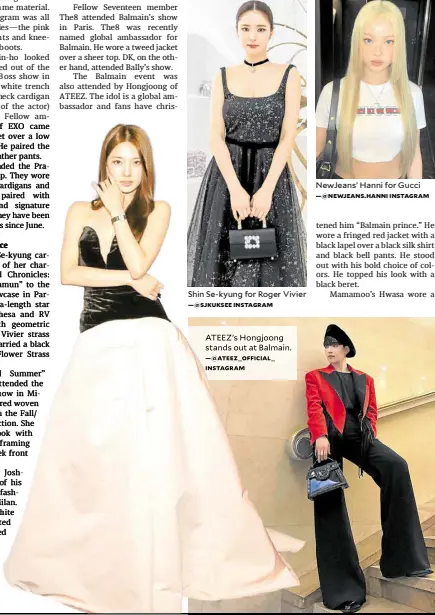 More K-stars take over Fashion Week - PressReader