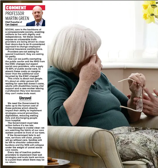 Labour’s £2.8bn pay and tax raid will hasten collapse of care, say experts - PressReader