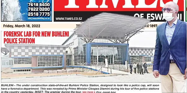 FORENSIC LAB FOR NEW BUHLENI POLICE STATION - PressReader