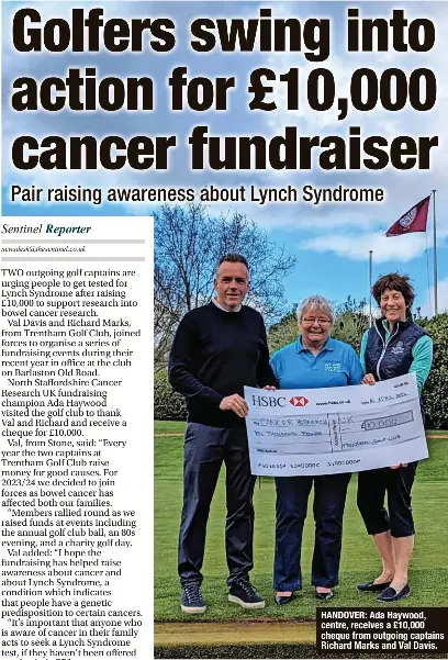 GOLFERS SWING INTO ACTION FOR £10,000 CANCER FUNDRAISER - PressReader