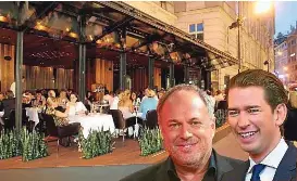 Kurz und Grasl: Gemeinsame Stärkung bei Szene-Wirt Fabios - PressReader