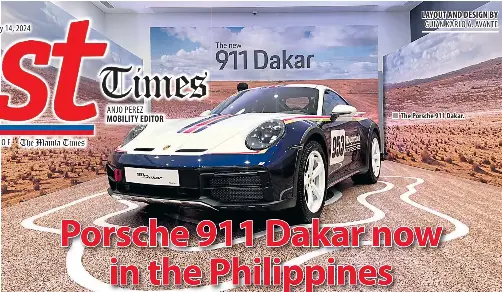 Porsche 911 Dakar now in the Philippine­s - PressReader