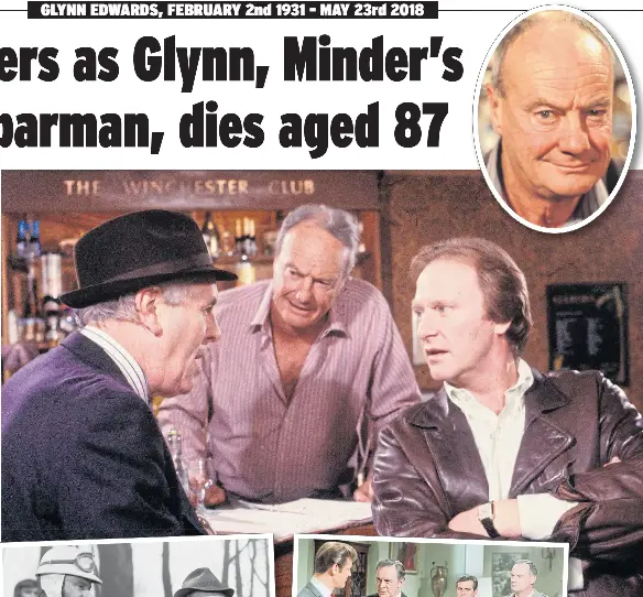 Last orders as Glynn, Minder’s lovable barman, dies aged 87 - PressReader