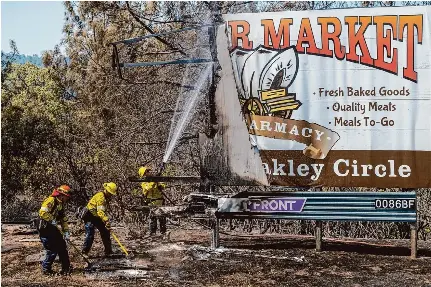 ‘Roaring’ French Fire eases in Mariposa - PressReader