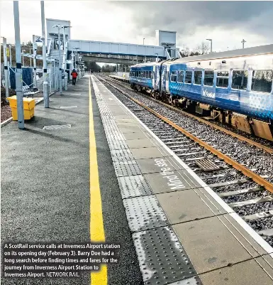 Inverness Airport station opens… but where are the bus timetables ...