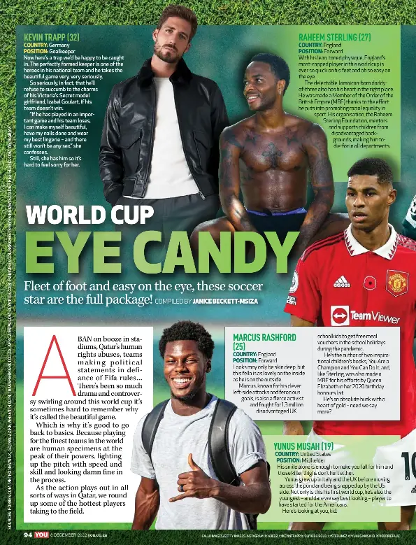 WORLD CUP EYE CANDY - PressReader