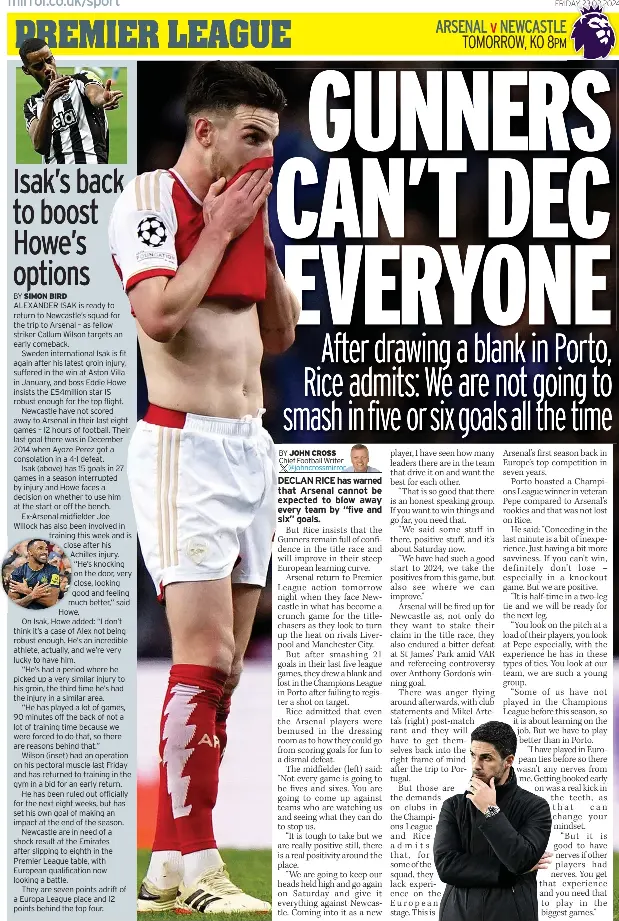 GUNNERS CAN’T DEC EVERYONE - PressReader