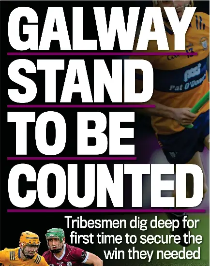 GALWAY STAND TO BE COUNTED - PressReader