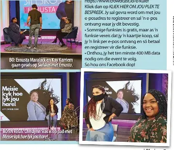 KOM KYK ONS ONLINE EVENTS! - PressReader