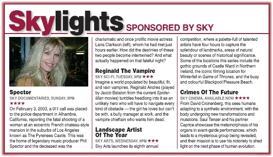 Skylights sponsored by sky - PressReader