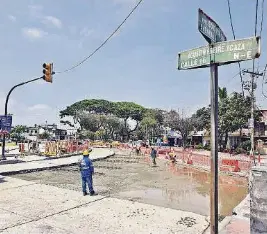 Reparación de la calzada en el redondel de Jaime Roldós genera ...