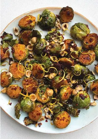 BRUSSELS SPROUTS WITH NDUJA AND HAZELNUT - PressReader