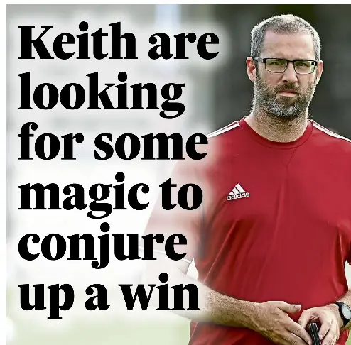Keith are looking for some magic to conjure up a win - PressReader