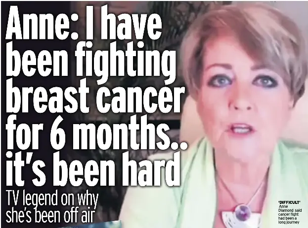 Anne: I have been fighting breast cancer for 6 months.. it’s been hard ...