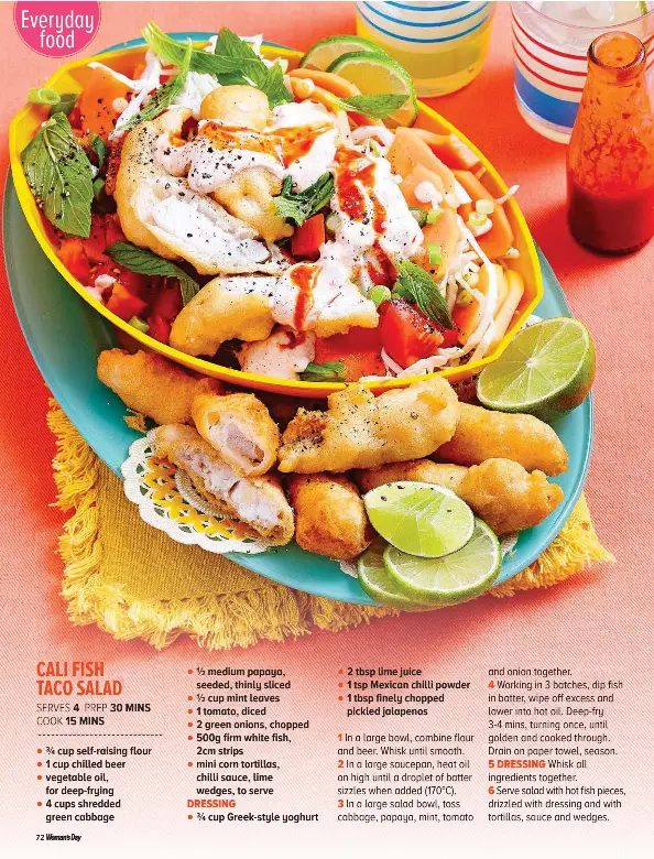 CALI FISH TACO SALAD - PressReader