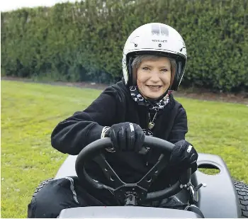 Taranaki woman racing a lawnmower through grief - PressReader