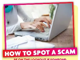 HOW TO SPOT A SCAM - PressReader