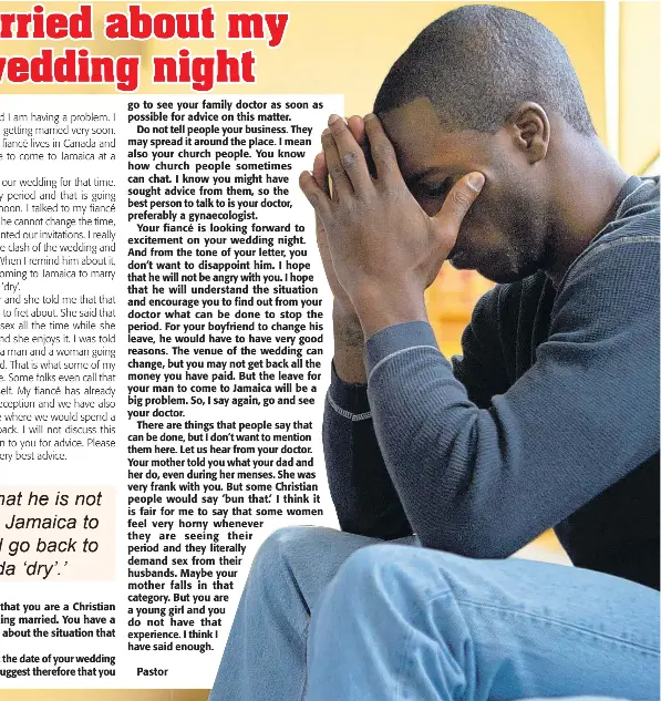 Worried about my wedding night - PressReader