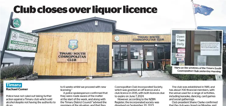 Club closes over liquor licence - PressReader