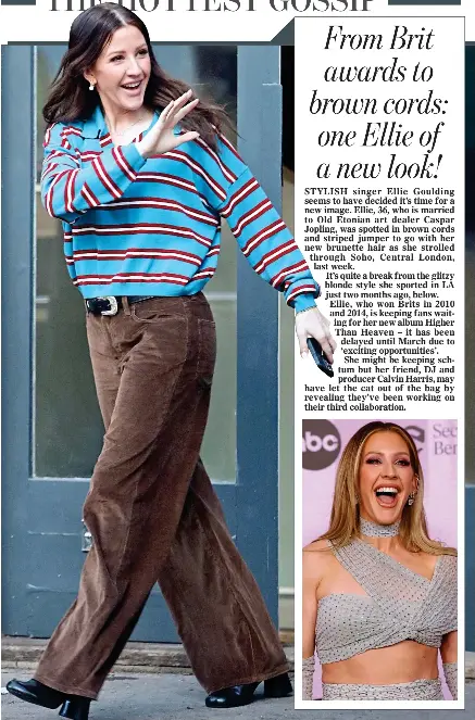 From Brit awards to brown cords: one Ellie of a new look! - PressReader