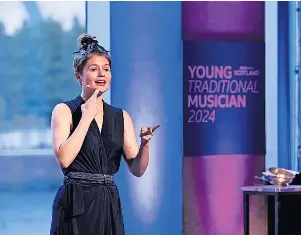 Singer Evie is competing for top award - PressReader