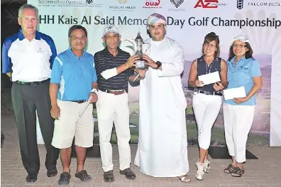Sayyid Qais memorial golf a grand success at Muscat Hills - PressReader