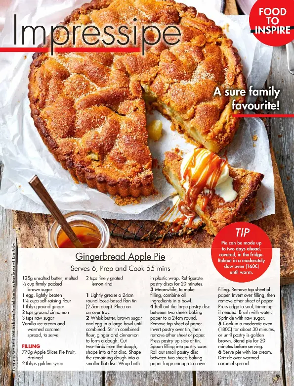 Gingerbrea­d Apple Pie - PressReader