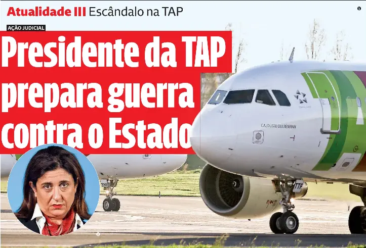 Presidente da TAP prepara guerra contra o Estado - PressReader