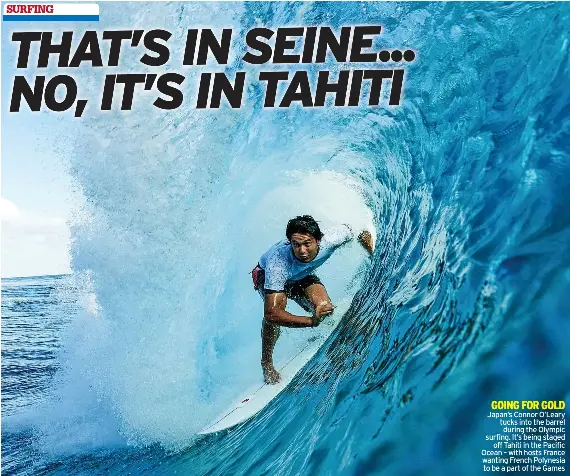THAT’S IN SEINE... NO, IT’S IN TAHITI THE GAUL OF IT - PressReader