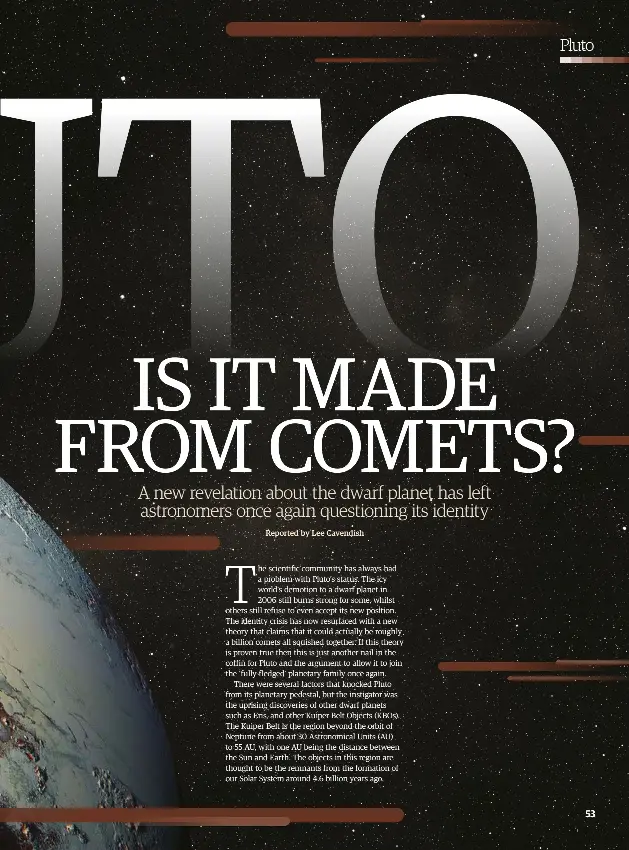 Is pluto made of comets? - PressReader
