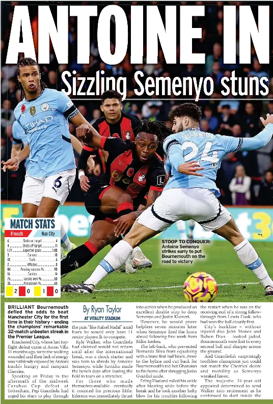 ANTOINE IN Sizzling Semenyo stuns MILLION - PressReader