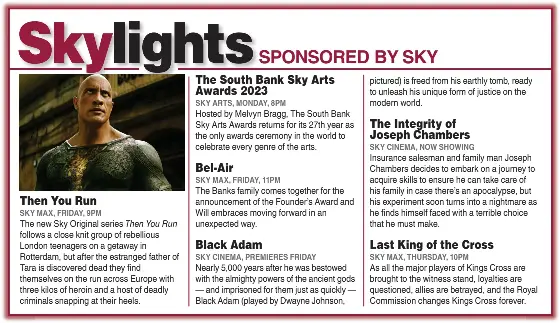 Skylights sponsored by sky - PressReader