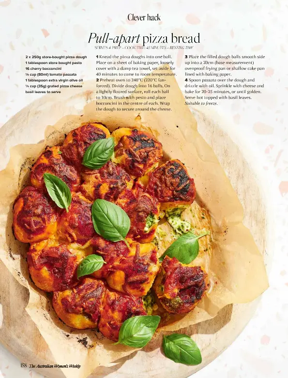 Pull-apart pizza bread - PressReader