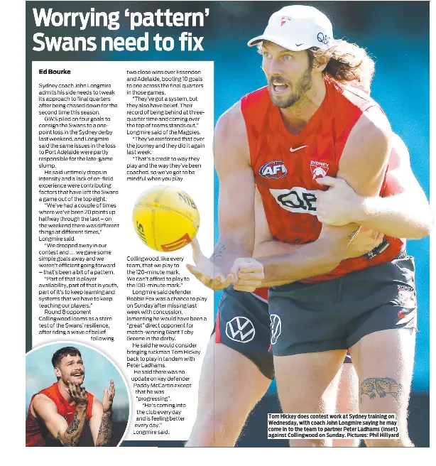 Worrying ‘pattern’ Swans need to fix - PressReader