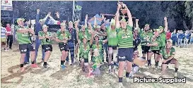 Kimberley Rugby Club sets sights on next prize - PressReader