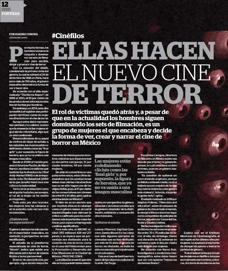 ELLAS HACEN EL NUEVO CINE DE TERROR - PressReader