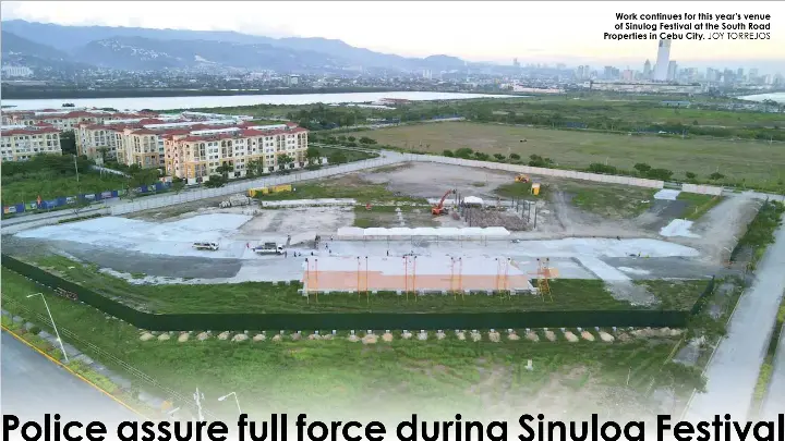 Police assure full force during Sinulog Festival - PressReader