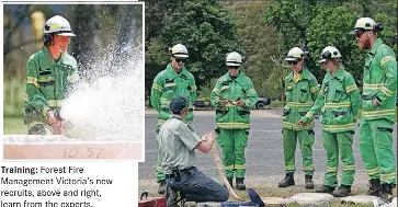 Recruits ready to fight bushfires this summer - PressReader