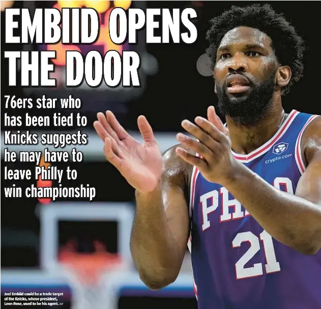 EMBIID OPENS THE DOOR - PressReader