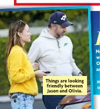 OLIVIA RUNS BACK TO JASON - PressReader