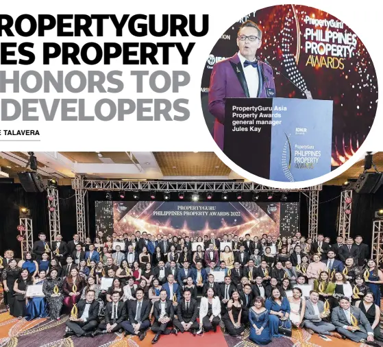 10TH PROPERTYGU­RU PHILIPPINE­S PROPERTY AWARDS HONORS TOP REAL ESTATE DEVELOPERS - PressReader