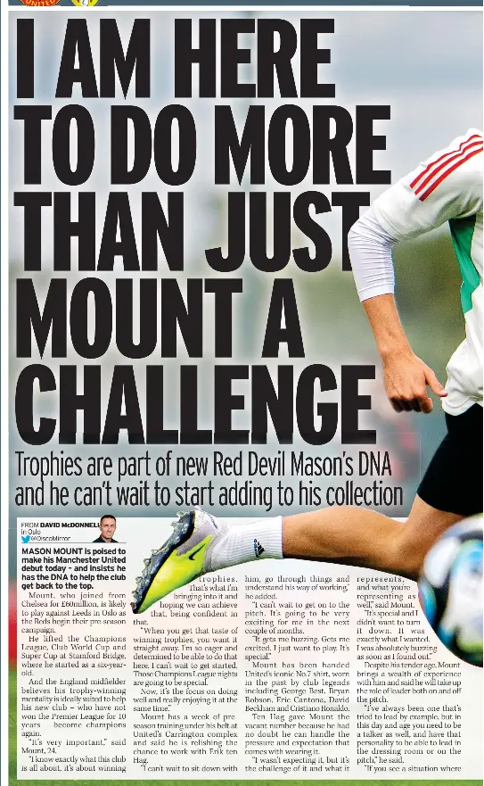 I AM HERE TO DO MORE THAN JUST MOUNT A CHALLENGE - PressReader