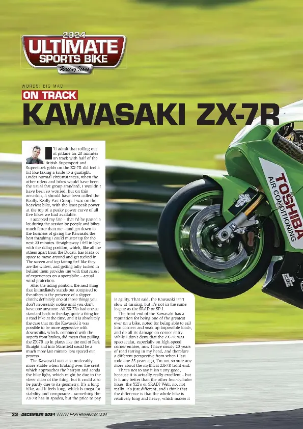 ON TRACK KAWASAKI ZX-7R - PressReader