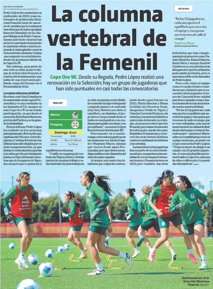 La columna vertebral de la Femenil - PressReader
