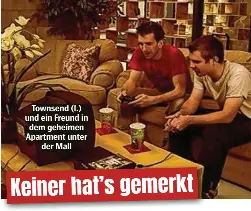 Mann wohnt in Shopping-Mall - PressReader