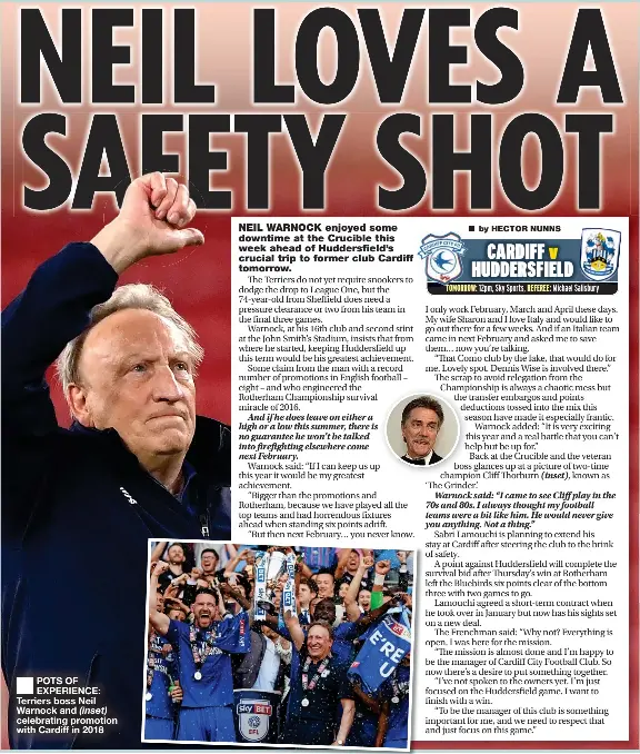 NEIL LOVES A SAFETY SHOT - PressReader