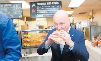 Luxon drops in to chew the fat - PressReader