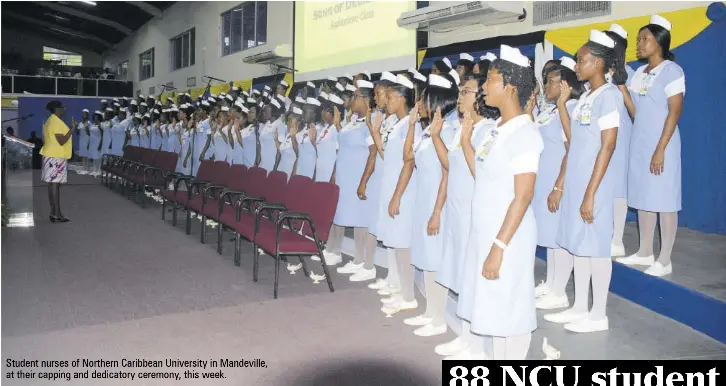 88 NCU student nurses capped; begin hospital experience - PressReader