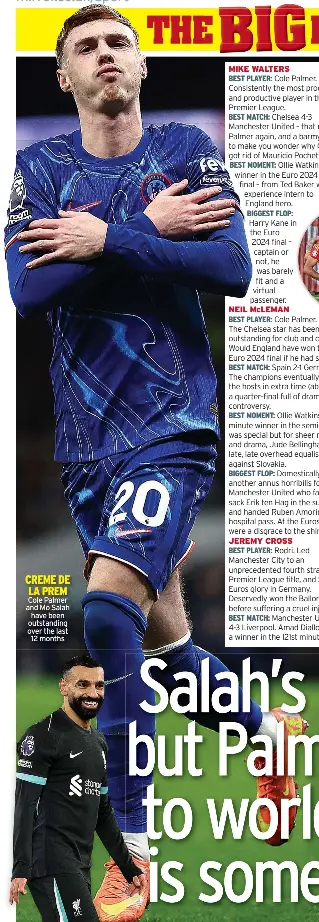 Salah’s been incredible... but Palmer’s meteoric rise to world-class superstar is something ...